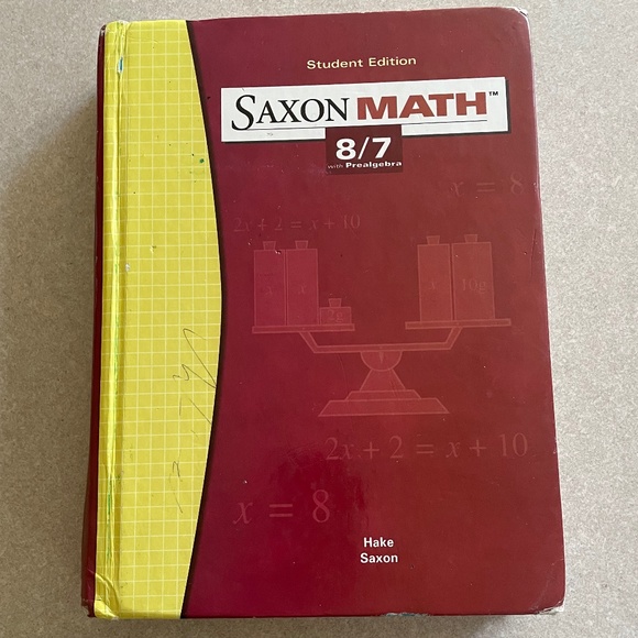 Saxon Math | Other | Saxon Math Prealgebra Student Edition 87th Grade ...